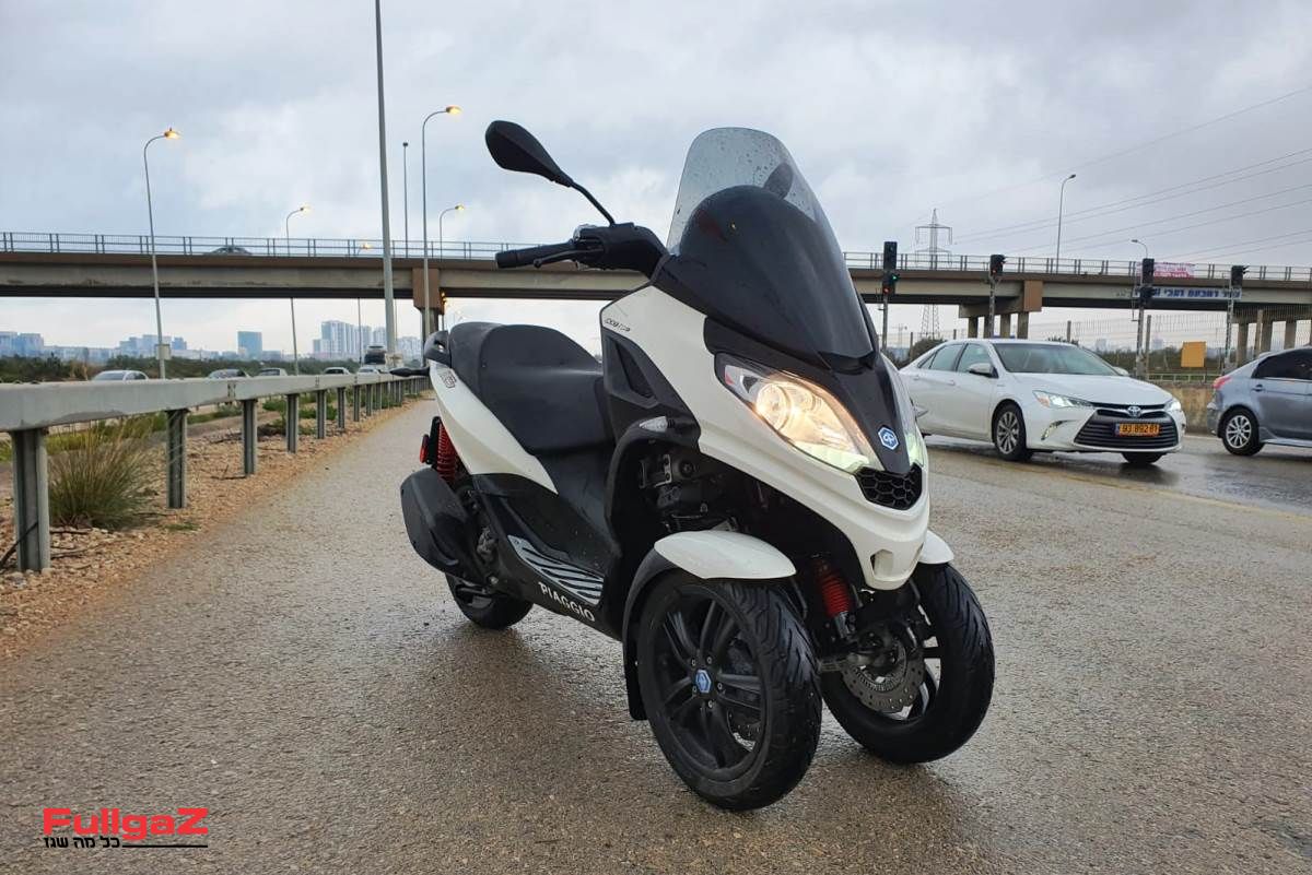 פיאג'ו MP3 300 במבחן ארוך טווח – דיווח שני - FullgaZ